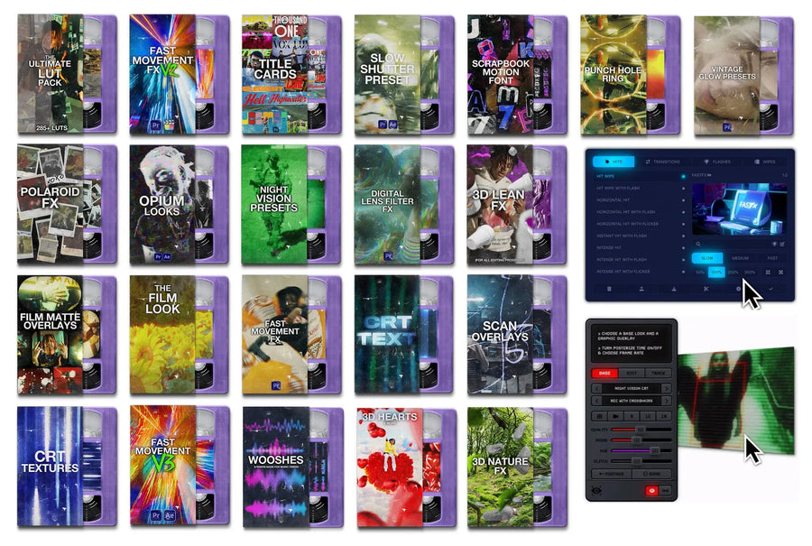 Editing Packs – TINY TAPES